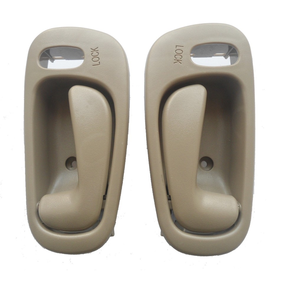 For 98-02 Toyota Corolla Chevy Prizm Inside Beige Left Right Hole Door ...