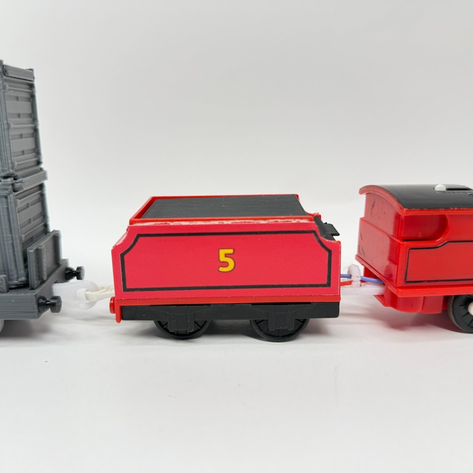 Thomas & Friends TrackMaster James Train Engine Motorized + Custom ...