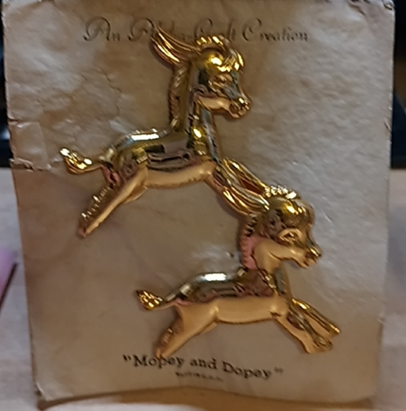Vintage Mopey and Dopey Donkey Pins from Alpha-Craft … - Gem