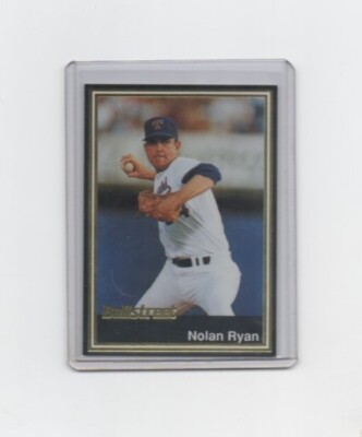 1991 Ballstreet * Black and Gold Border * Nolan Ryan #34 * Odd-Ball ...