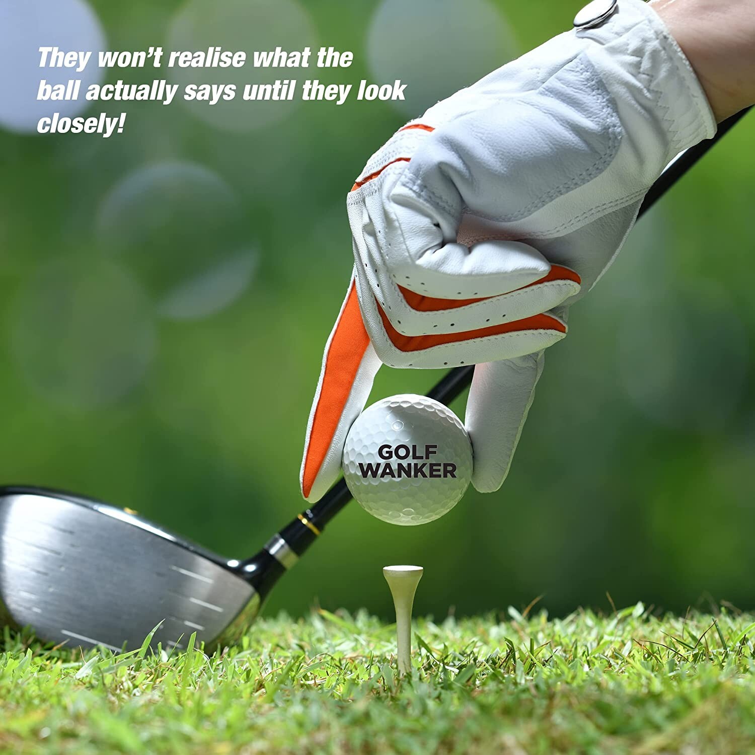 Pack of 3 Golf Balls Rude Funny Horrible Novelty Joke Gift For Men ...