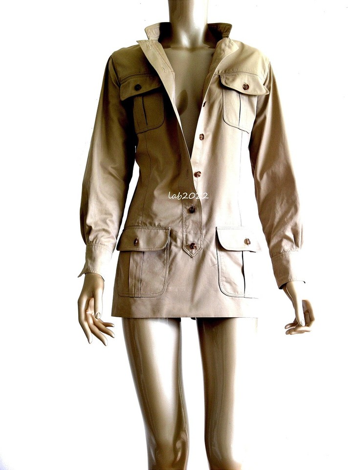 Yves Saint Laurent 1968 FIRST Original Saharienne The Model Yves ...