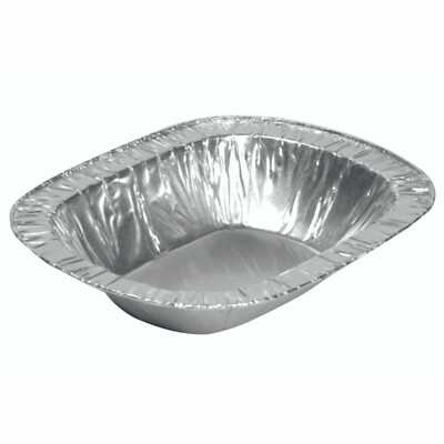 Individual Aluminium Foil Pie Ashet Dish 5" (12.7 x 9.5 x 2.5cm) x 10 ...
