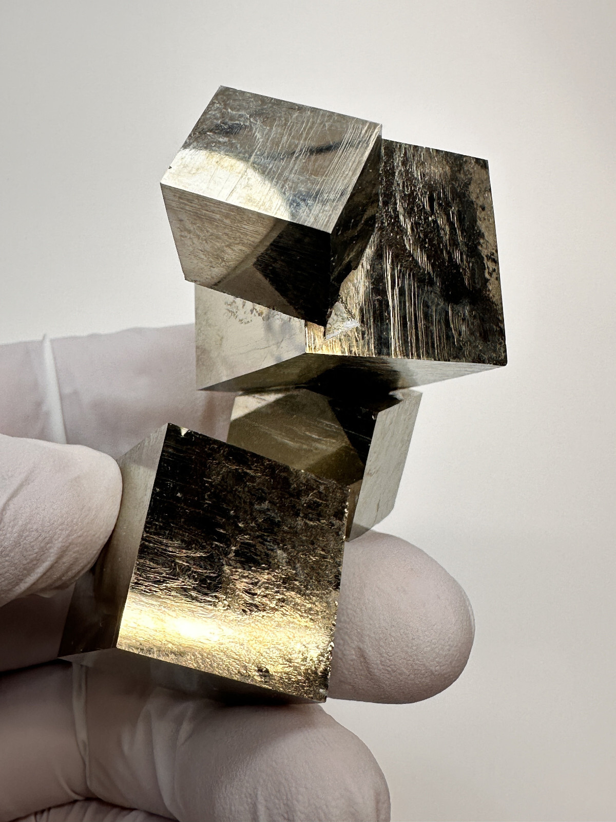 LARGE Lusterous Entwined Interlocking Pyrite Cube Cluster_Spain | eBay