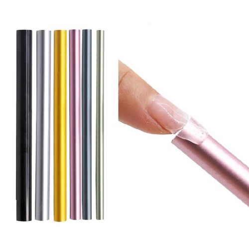 6Pcs Acrylic Nail C Curve Shaping Stick Aluminum UV Gel Nail Tip ...