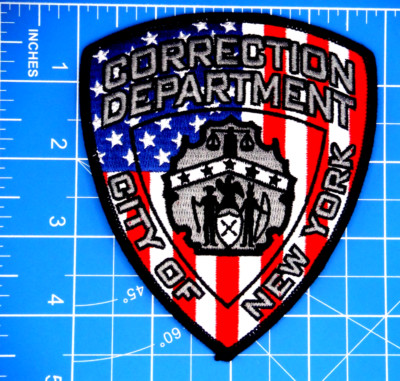 NYC Corrections American Flag patch | eBay