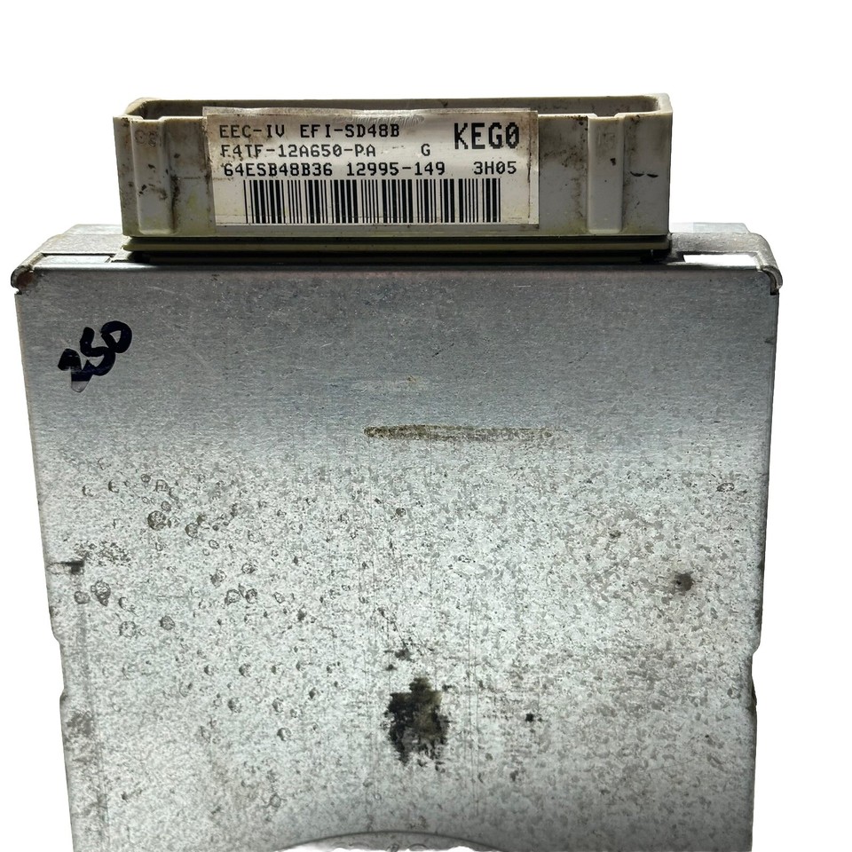 1994 FORD F250 F350 5.8L KEG0 ENGINE COMPUTER MODULE ECM PCM ECU F4TF ...