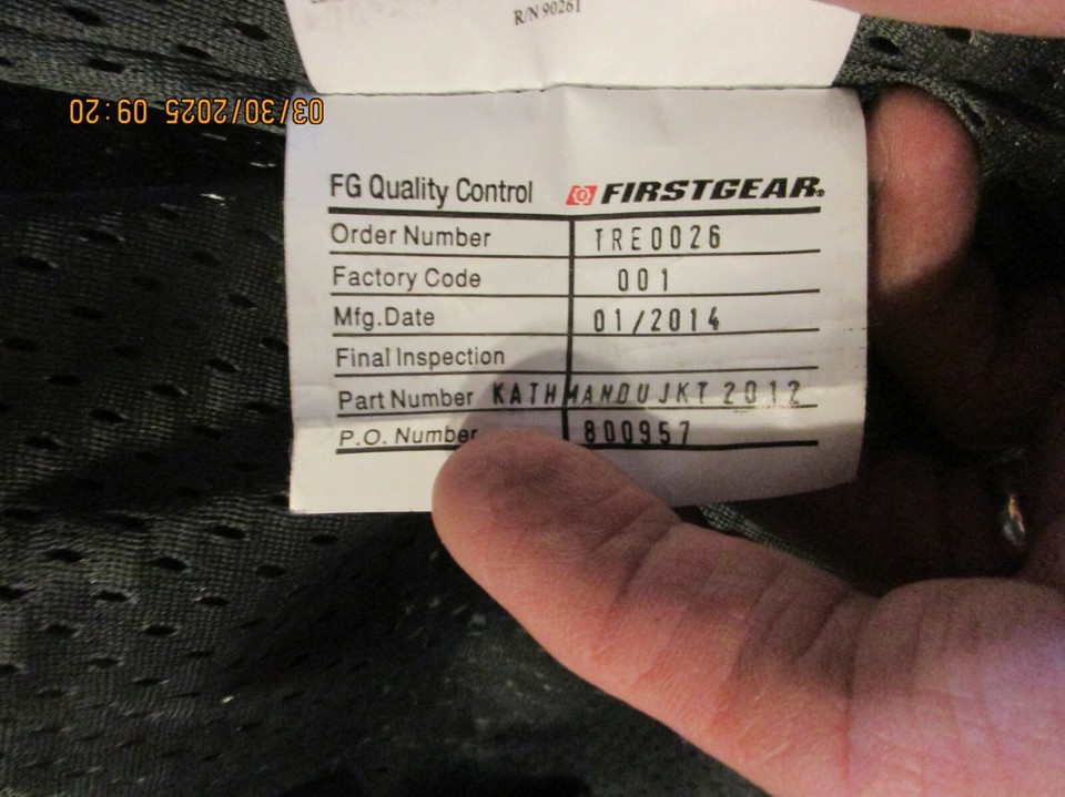 First Gear Men's Motorcycle Jacket Gray Padded Hypertex Vented Mesh ...