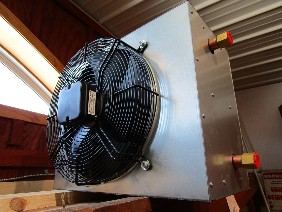 CENTRAL BOILER 100k BTU FAN COIL UNIT P/N #2900545, HEAT EXCHANGERS ...