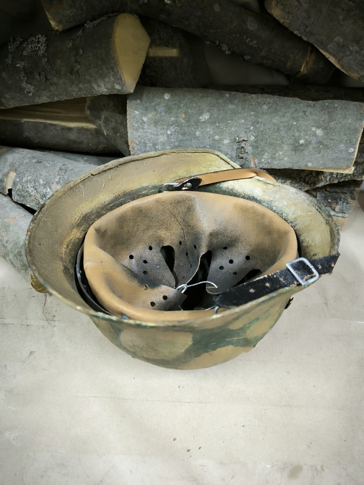 WW2 M40 German Helmet WWII M40 Combat helmet size 64 | eBay