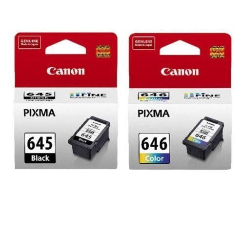 2 CANON Genuine ink cartridge PG645/CL646 645/646 For Pixma MG2460 ...