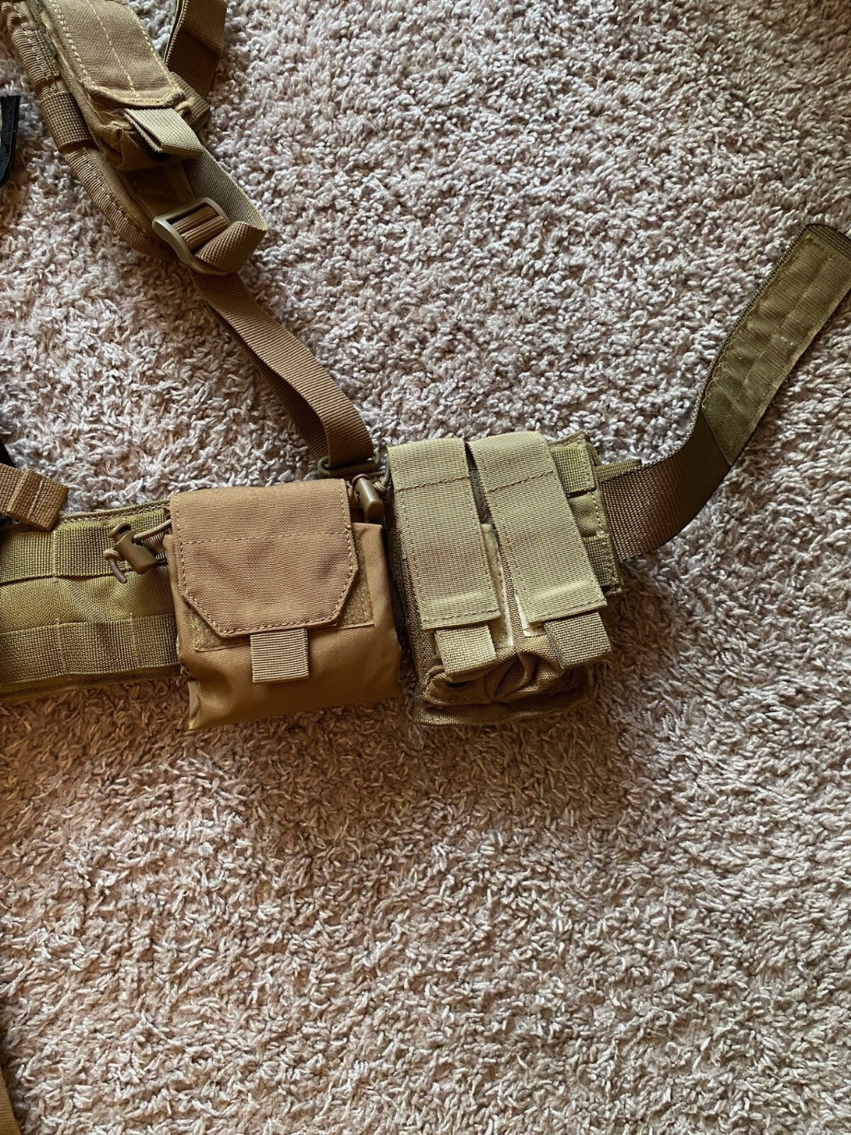 Tactical vest/belt molle setup , coyote brown | eBay
