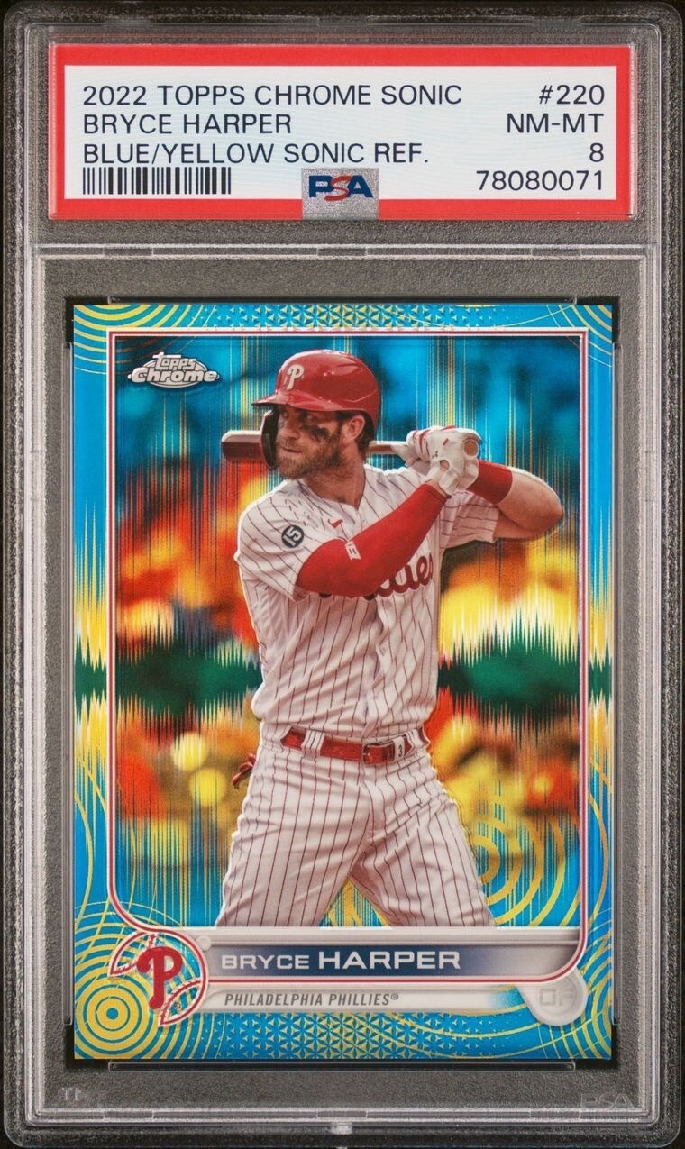 2022 Topps Chrome Sonic - Blue & Yellow Sonic Pulse Refractor #220 ...