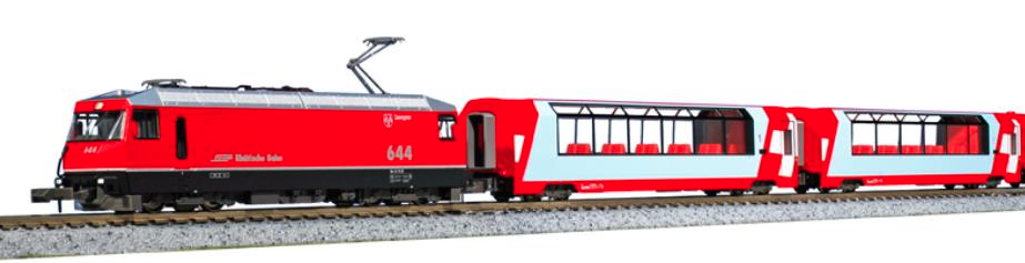 Kato 10-1816 - Zugset mit Elektrolok RhB Glacier Express 3-teilig ...