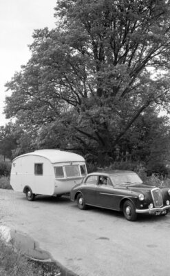 Cheltenham caravan owners rally motoring event 1958 Car Old Photo 2 | eBay