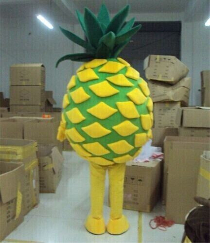 cartoon pineapple Mascot Costume Cosplay Party Dress Clothing Halloween ...