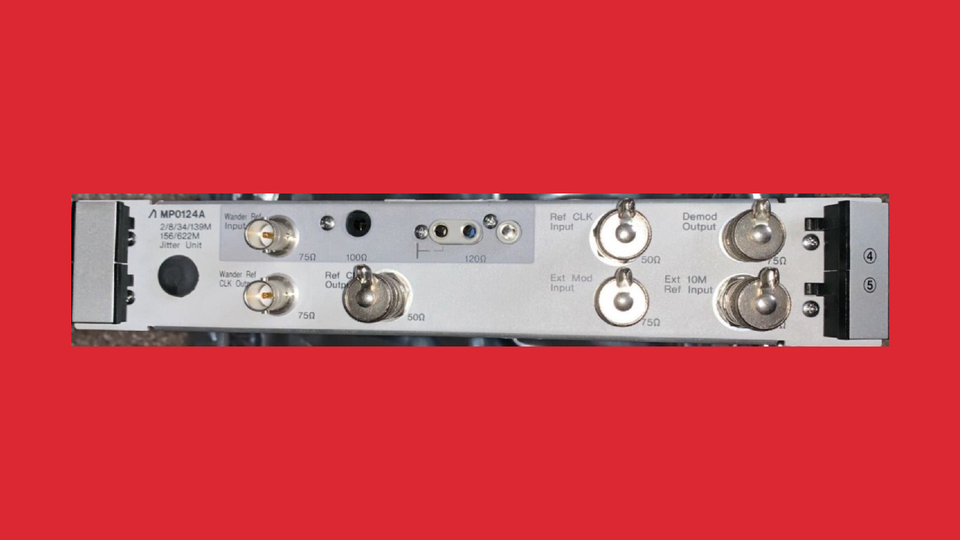 Anritsu MP0124A 2/8/34/139M, 156/622M Jitter Unit | eBay