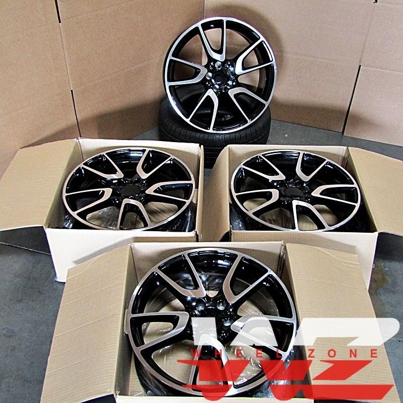4 PCS 19" Wheels For Mercedes S500 S550 E350 E320 GLC GLE 19x8.5+35 ...
