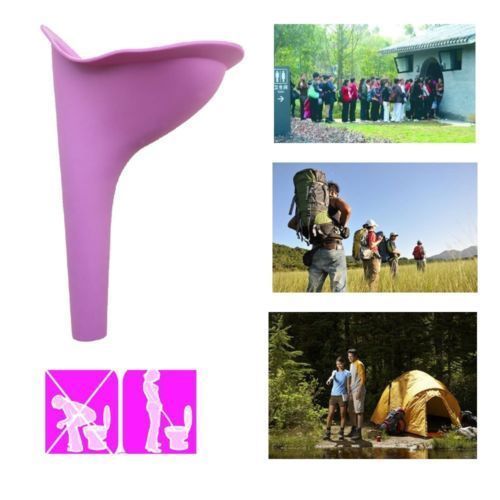 3PCS Reusable Silicone Portable Urinal Women Female Travel Camping ...