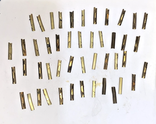 47-Lionel, Atlas HO Slot Car Brass Track Clips/Roadway Joiners-1960 | eBay
