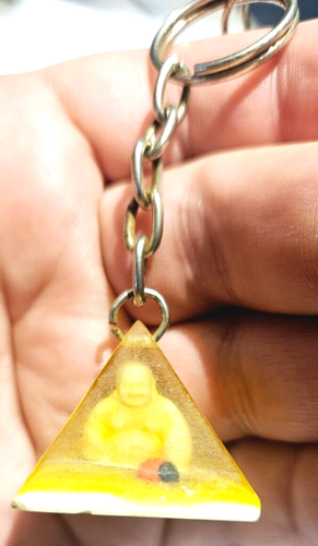 Vintage strange Triangle Plastic Man with Beachball coming out of sand ...