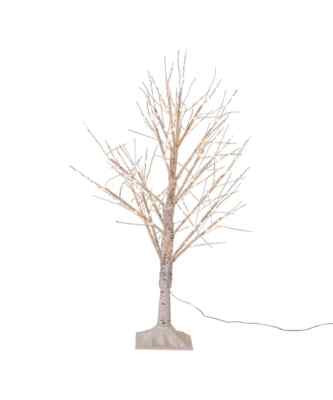 3 Foot Pre-Lit Twinkle LED White Birch Twig Tree TR3260WW w | eBay