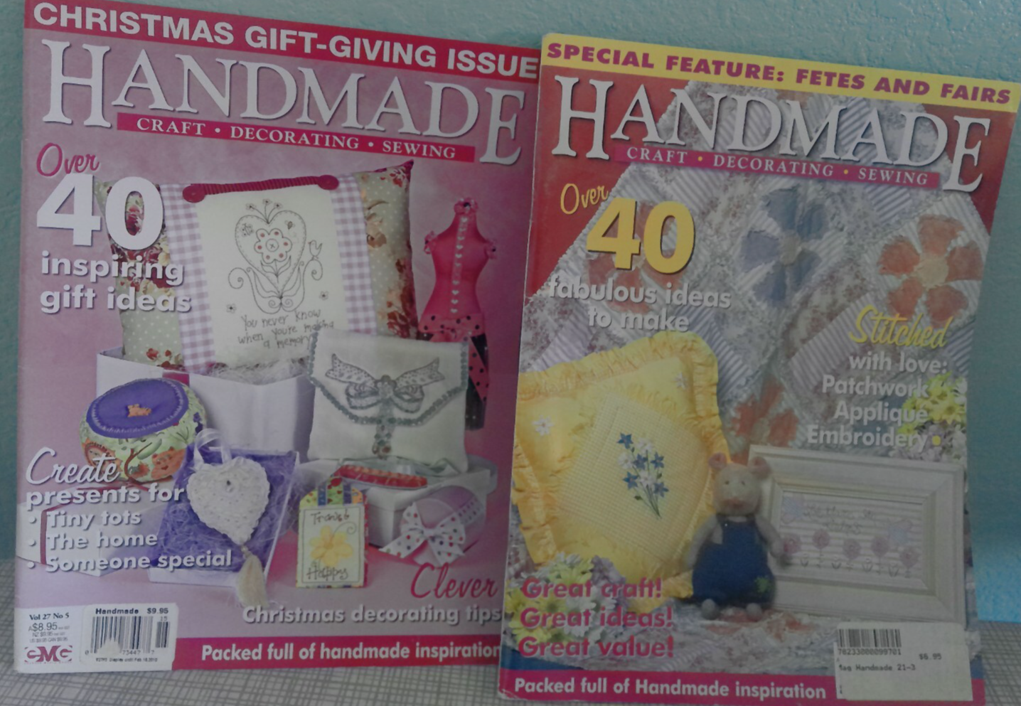 2 Handmade Magazines w/Full Size Templates | eBay