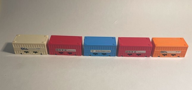 Matchbox Shipping Containers - N.Y.K. - OCL - US Lines - Made in ...