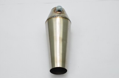 1320 Performance 2.5 inch megaphone Stainless Reverse Cone collector o2 ...