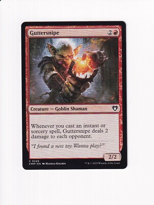 2023 MTG MAGIC THE GATHERING COMMANDER MASTERS GUTTERSNIPE | eBay