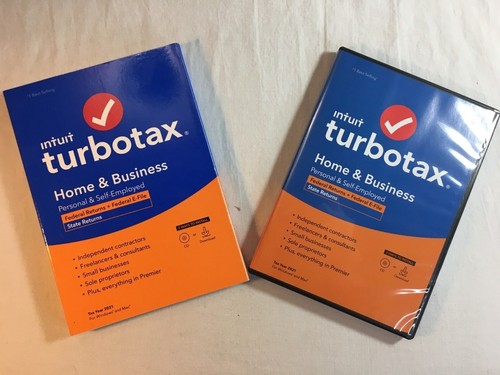 Intuit TurboTax 2021 Federal E-File CD: Basic, Deluxe, Premiere, Home ...