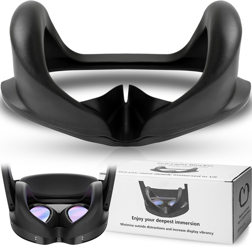 For Quest Pro Full Light Blocker,Silicone Facial Interface Magnetically ...