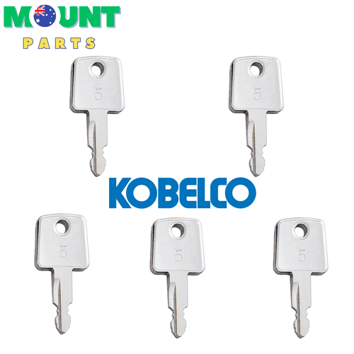 For Kobelco K250 Excavator Keys New Holland Kawasaki Wheel Loader 5PC ...
