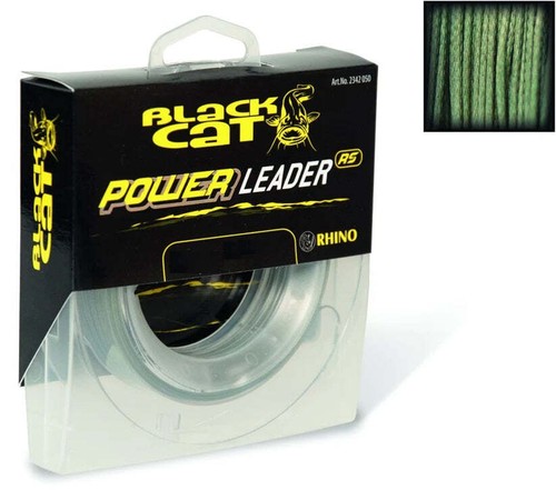 Black Cat Power Leader 20m 100kg 1,20mm Wels Waller geflochtenes ...