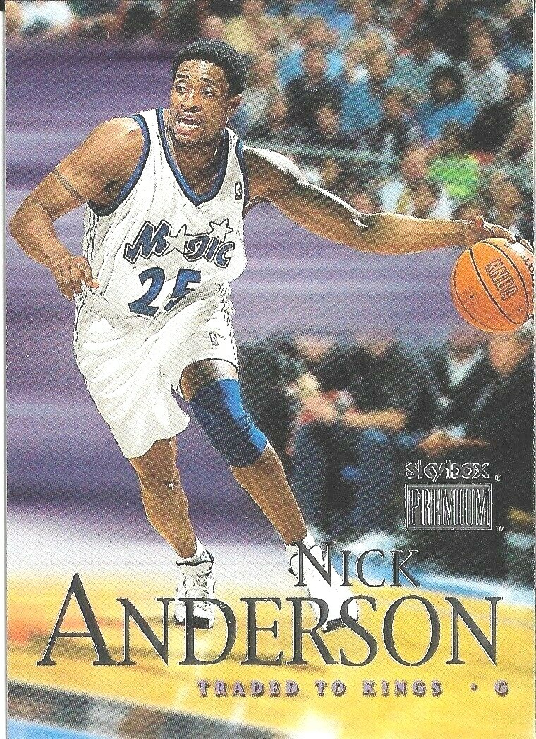 1999-2000 Skybox Premium Nick Anderson 2 Orlando Magic Basketball Card ...