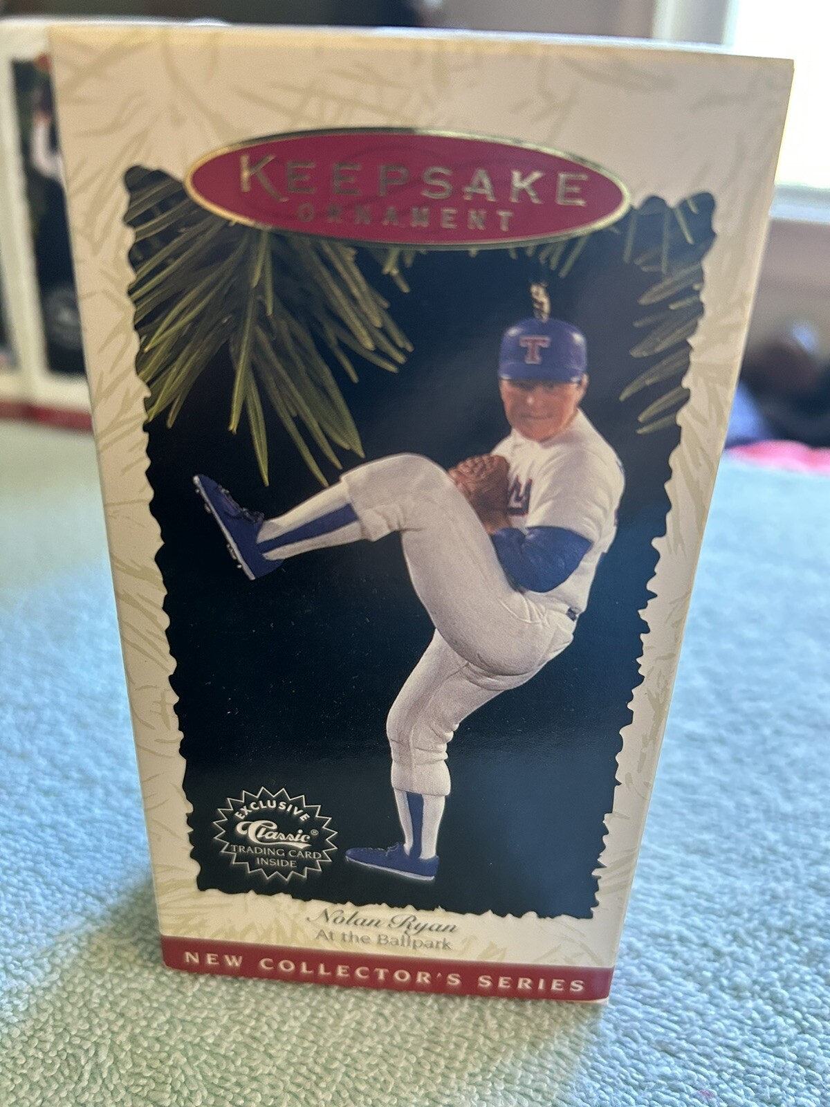 keepsake hallmark nolan ryan texas rangers christmas tree ornament ...