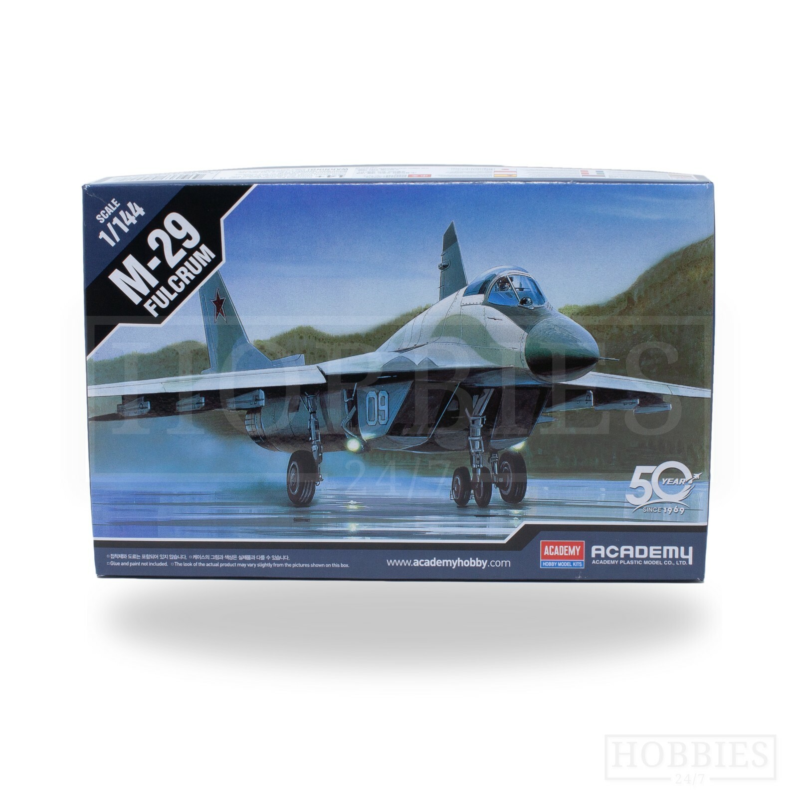 Academy 1/144 Scale Model Kits Jet Fighters F4F F16 F14 Mig -23 M29 ...