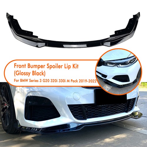 Car Front Bumper Spoiler Lip For BMW 3 Series G20 320i 330i M Pack 2019 ...