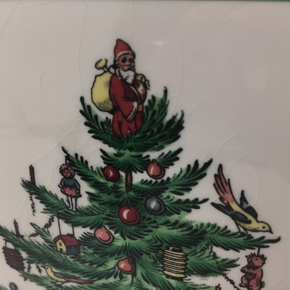 Spode Christmas Tree Tissue Box Cover, Has Chip | eBay