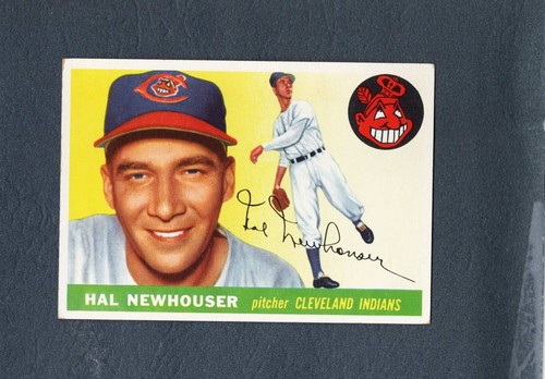 1955 Topps Baseball Card # 24 Hal Newhouser in Nice Ex+ Condition | eBay