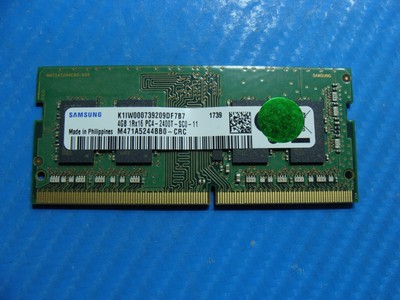 HP 15-cc183cl So-Dimm Samsung 4GB 1Rx16 Memory RAM PC4-2400T ...