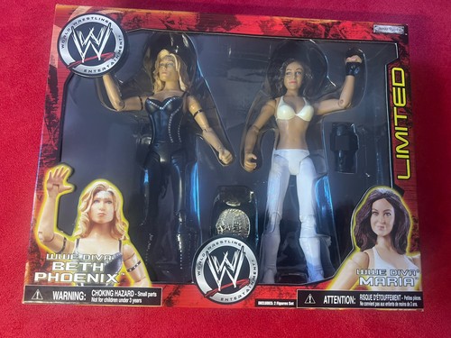 WWE Jakks Beth Phoenix Maria Kanellis Limited Edition 2-pack | eBay