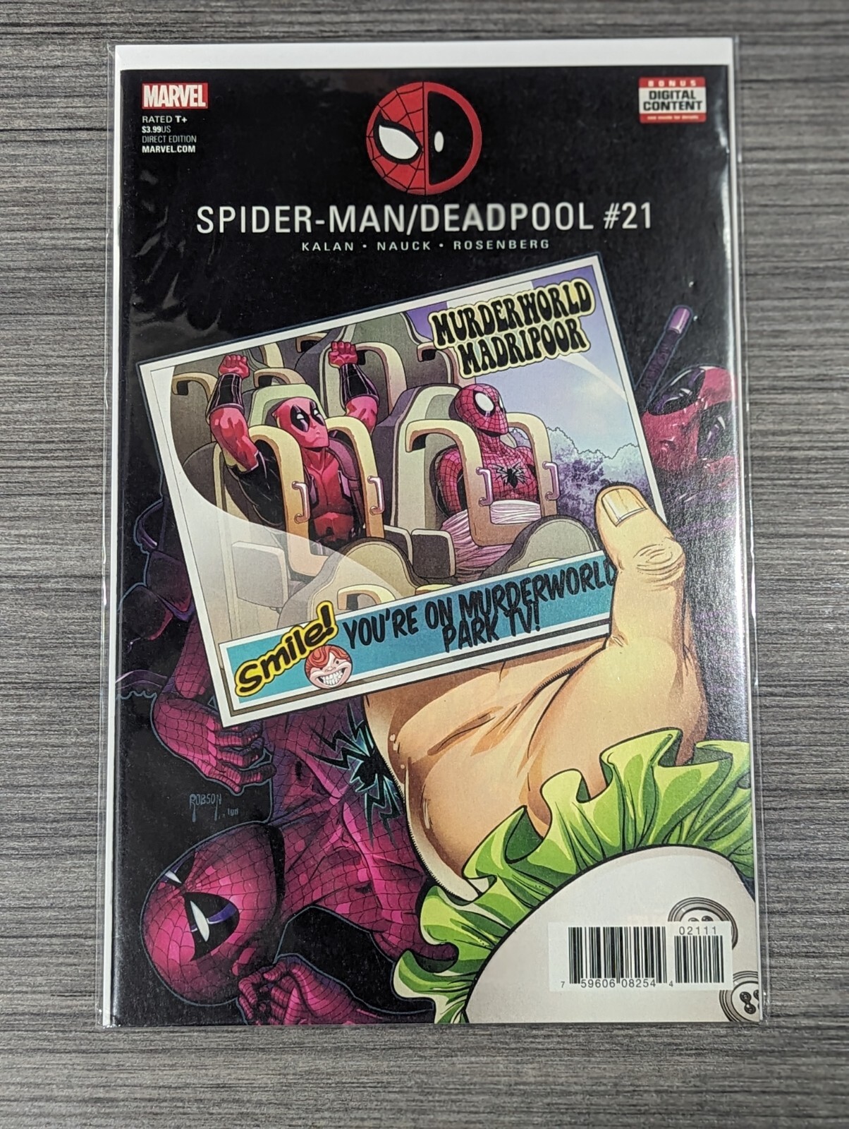 Spider-Man/Deadpool #21 Will Robson Cover Elliott Kalan 2017 Marvel ...
