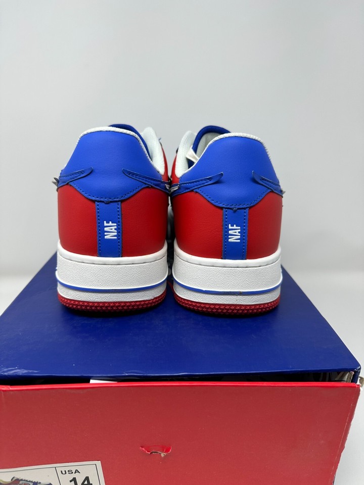 NAF Global Shoes 4th Of July Red White Blue Sneakers Shoes Size 14 | eBay