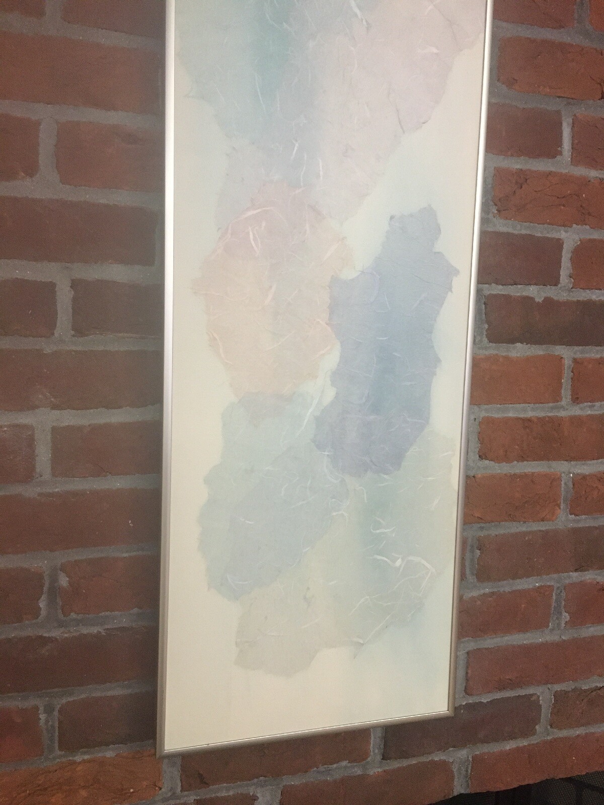 Muted Pastels of Blue Mauve Abstract Painting Mid Century ~ Harris ...