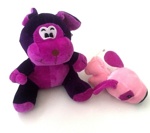 Elka Australia Happy Dog Small Puppy Pink & Purple Puppies Cute | eBay ...