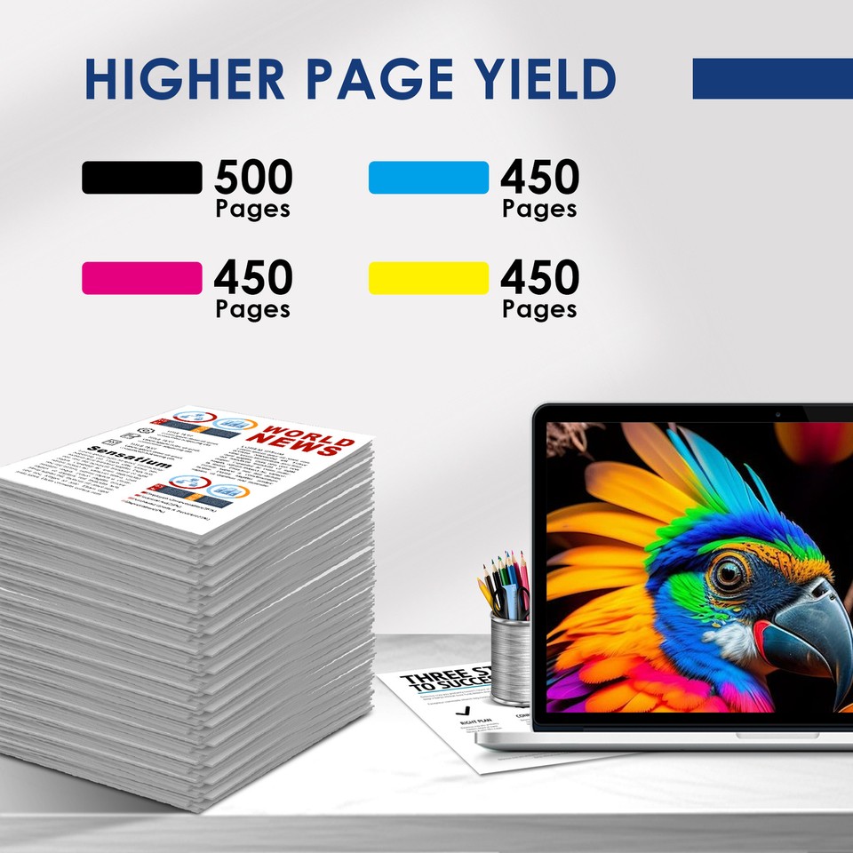 4Pc Ink Cartridge compatible with Epson 288XL Expression home XP-430 XP ...