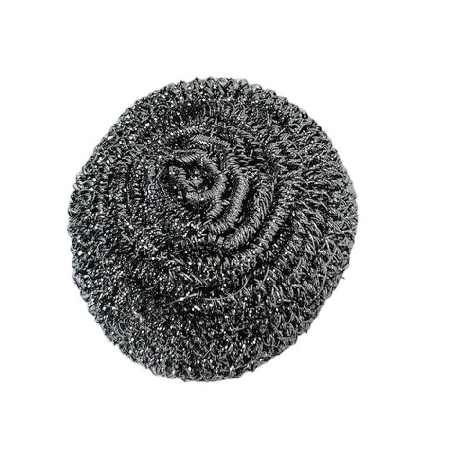 6 Pc HD Stainless Steel Scourer Commercial Quality Scrubber 50g ...