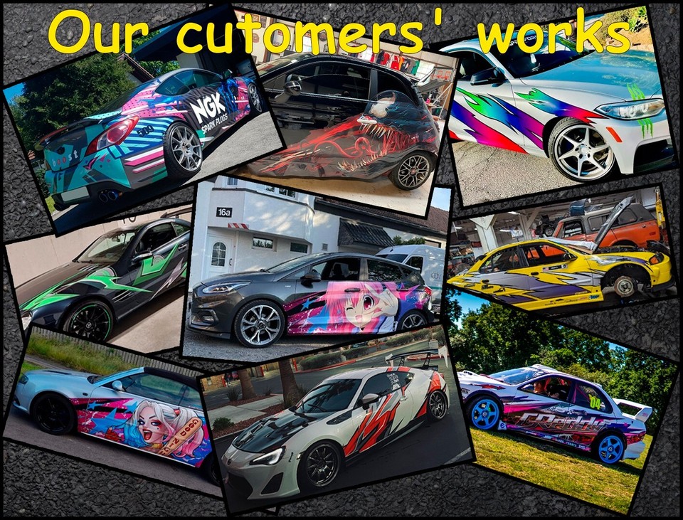 Deadpool Full Color Car Side Wrap Sticker Antihero Livery Custom ...