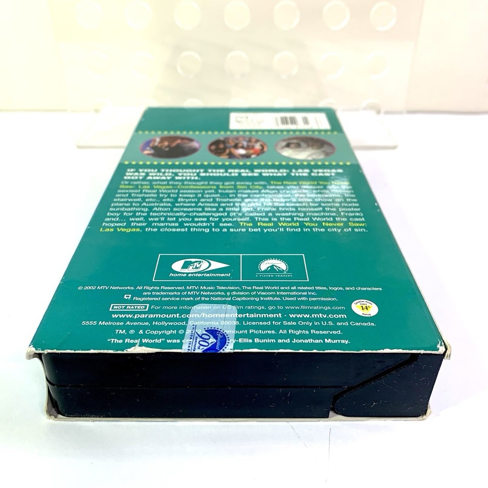 MTV's The Real World You Never Saw: Las Vegas (VHS Cassette Tape, 2003 ...